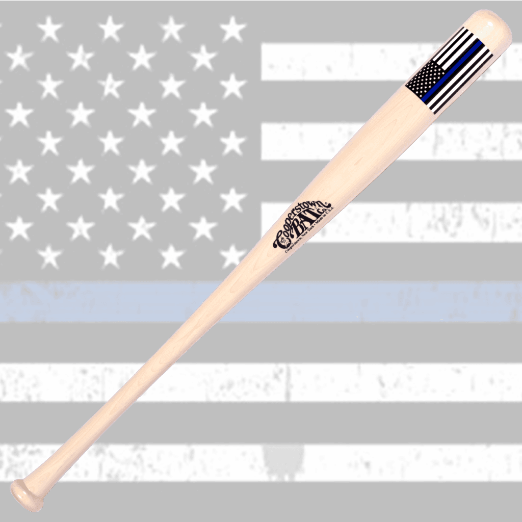 Thin Blue Line Flag Logo Gift and Award Bat