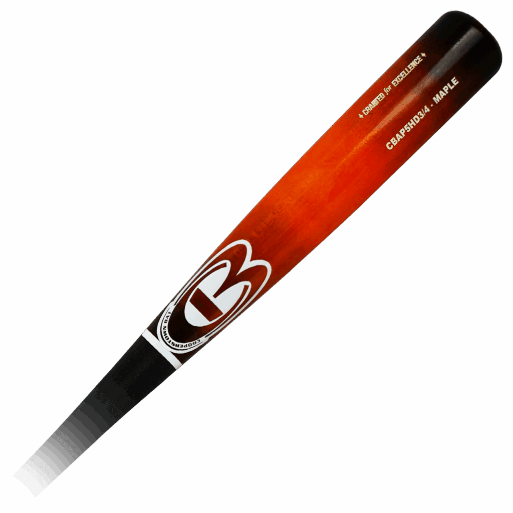 Custom CBAP5HD Junior Pro Wood Big Barrel Bat-3/4 Knob- Cooperstown Bat