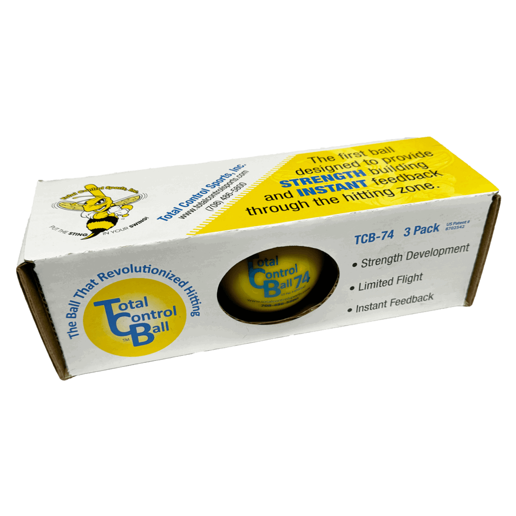 Total Control Ball TCB-74 3 Pack - Cooperstown Bat