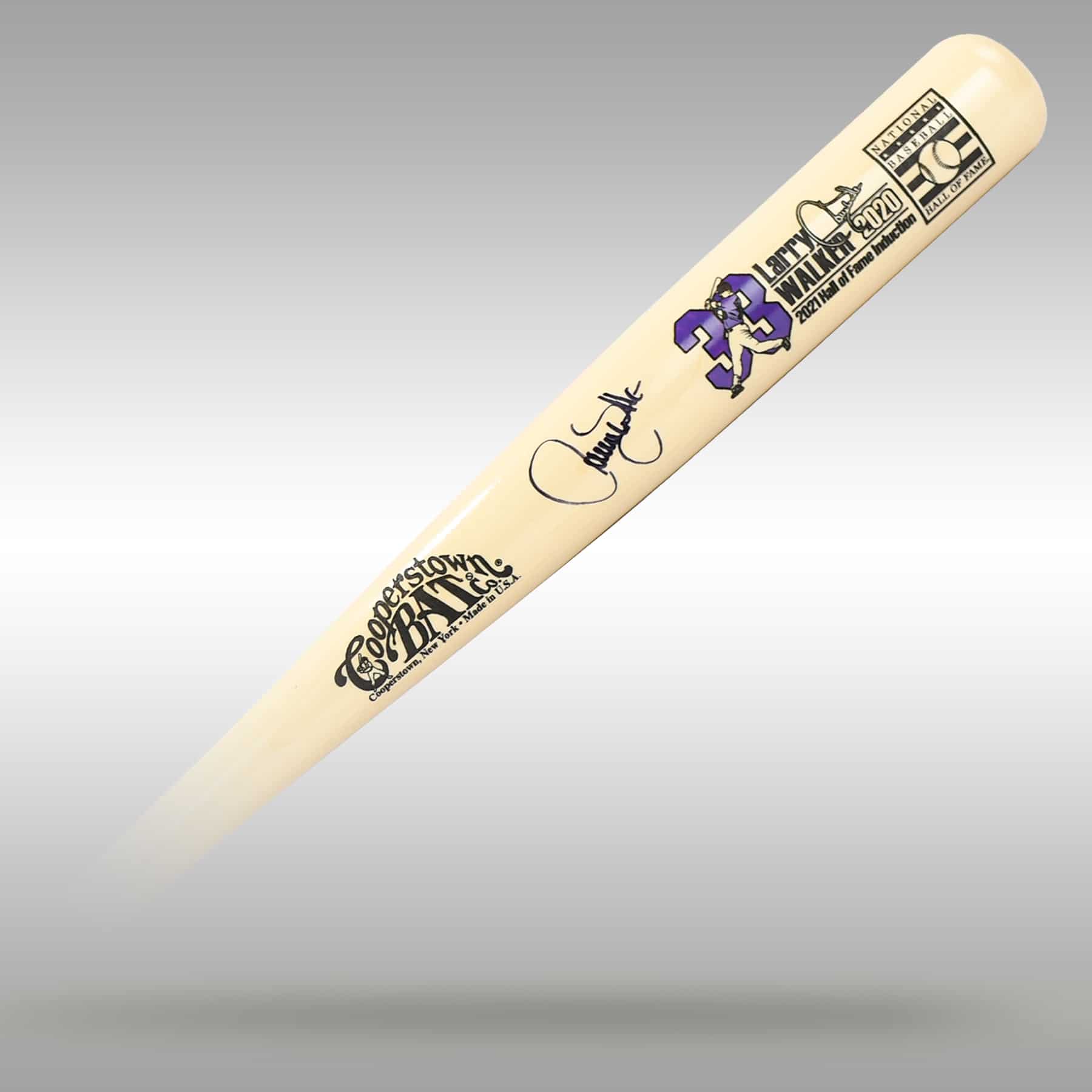 Autographed - Cooperstown Bat